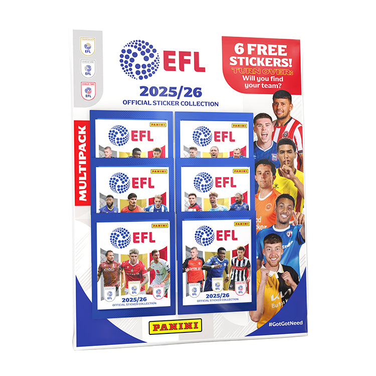 EFL 2025/26 Sticker Collection | Official Trade Website – Panini UK Limited