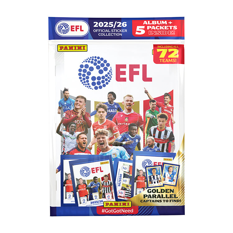 EFL 2025/26 Sticker Collection | Official Trade Website – Panini UK Limited