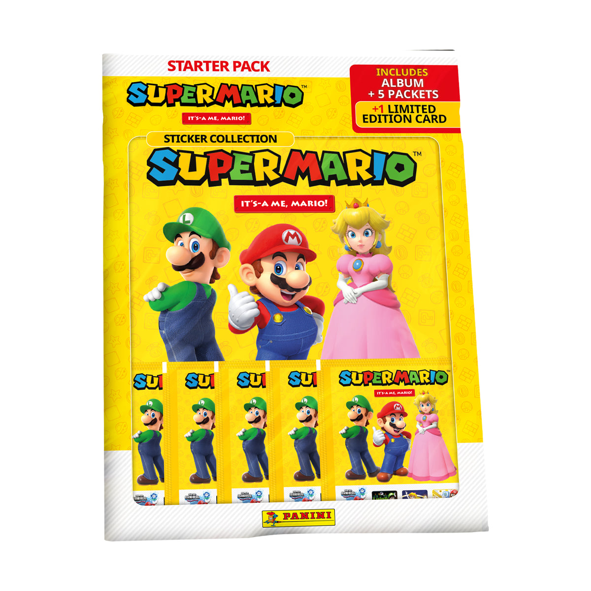 Super Mario It's-a Me Mario! Sticker Collection | Panini's Official ...