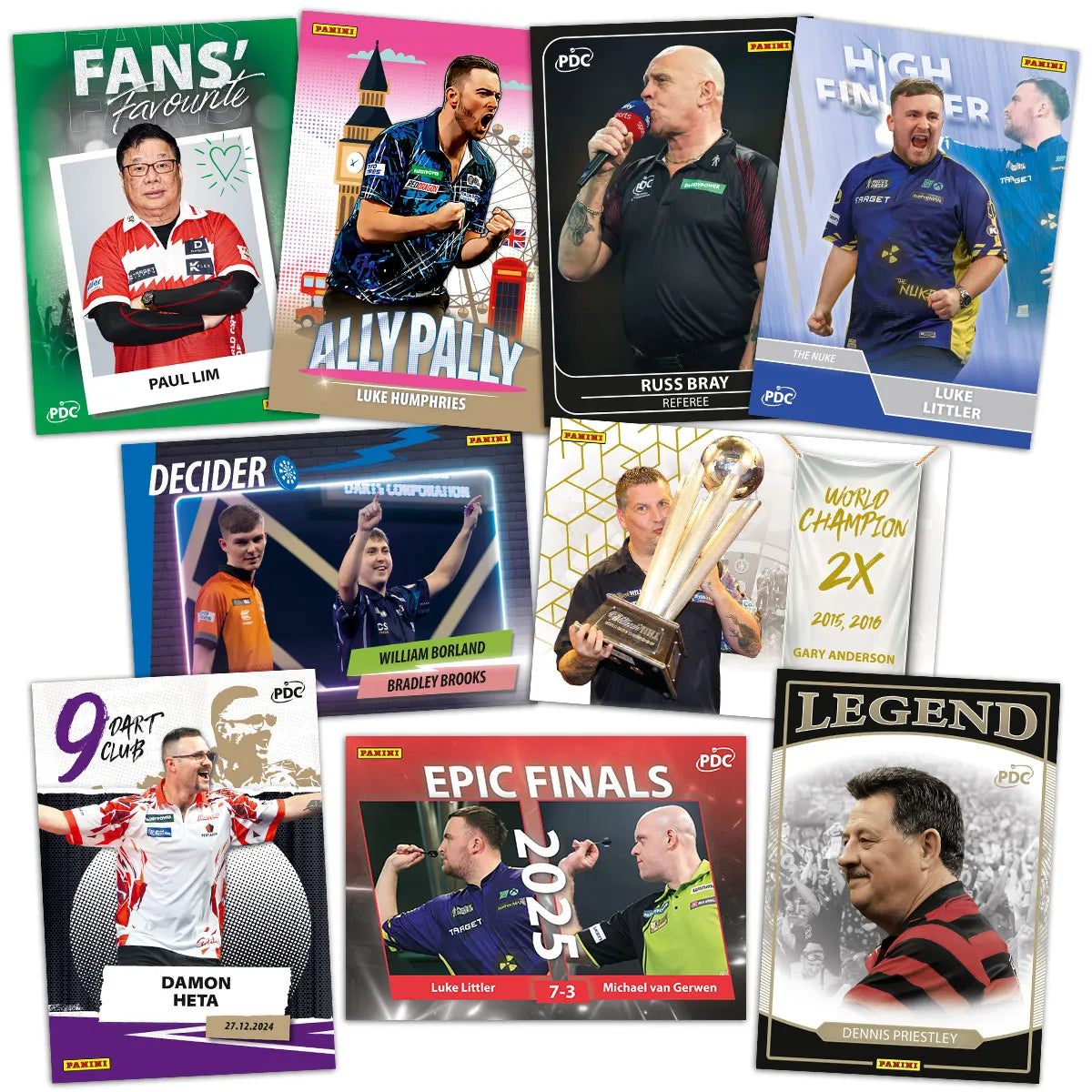 PDC World Championship Darts 2025 Trading Card Collection Collectors ...